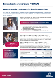 Für Angestellte: Private Krankenvollversicherung (PKV) der Continentale